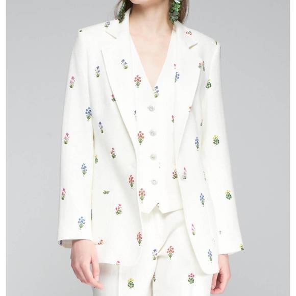 Vilagallo | Jackets & Coats | New Vilagallo Aberturas Blanco Blazer In ...